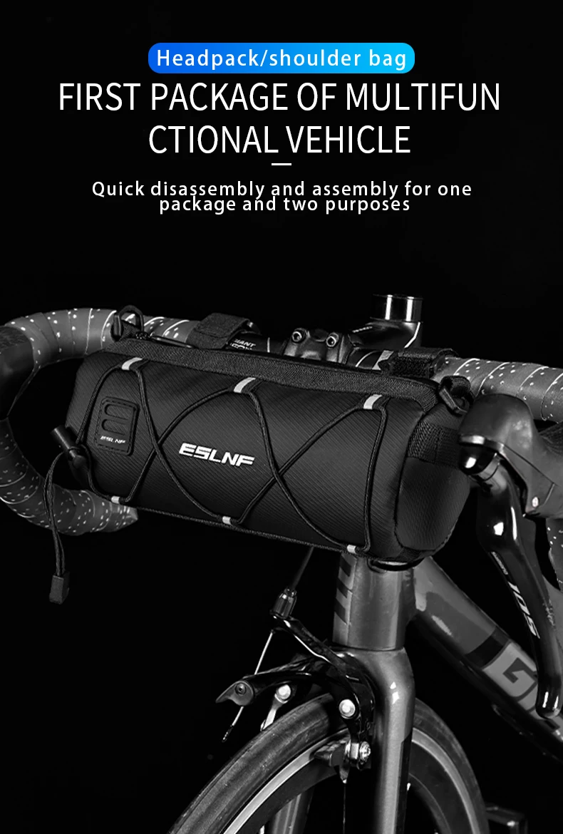 Custom Outdoor Cycling Bike Front Handle Bar Bag - Waterproof