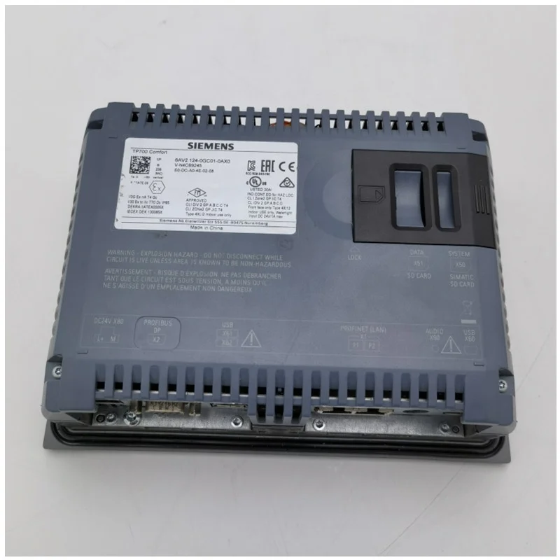 Siemens 6av2124-0gc01-0ax0 Simatic Hmi Tp700 Comfort Panel,Touch ...