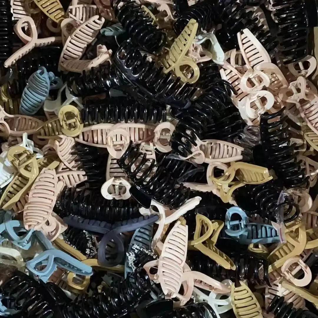 1kg Korean Hair Claws Clips for Women Date Gifts Flower butterfly Clips ...