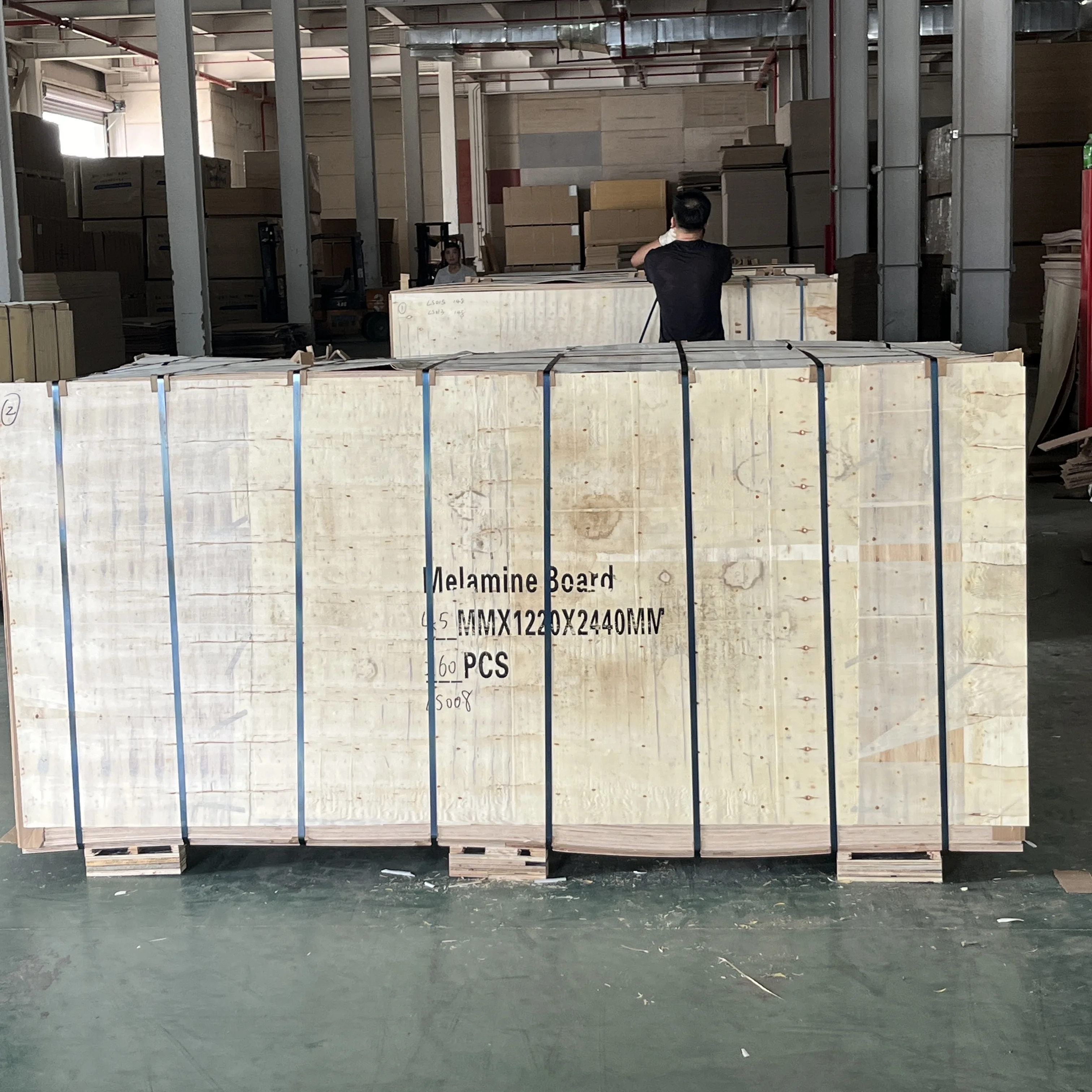 Factory Melamine Paper Laminated Mdf Mulity Color Melamine Mdf Board ...