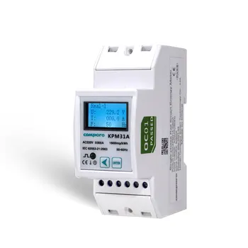 Rs485 Modbus 60a Bidirectional Din Rail Energy Meter Single Phase - Buy ...