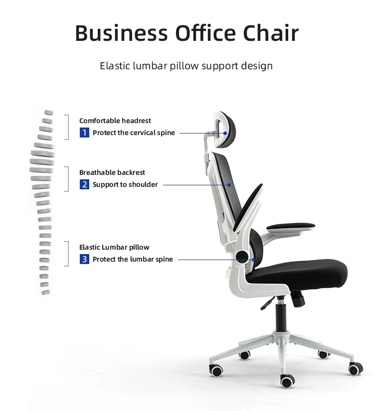 Modern Revolving Executive Chair Offical Work Ergonomic Adjustable ...