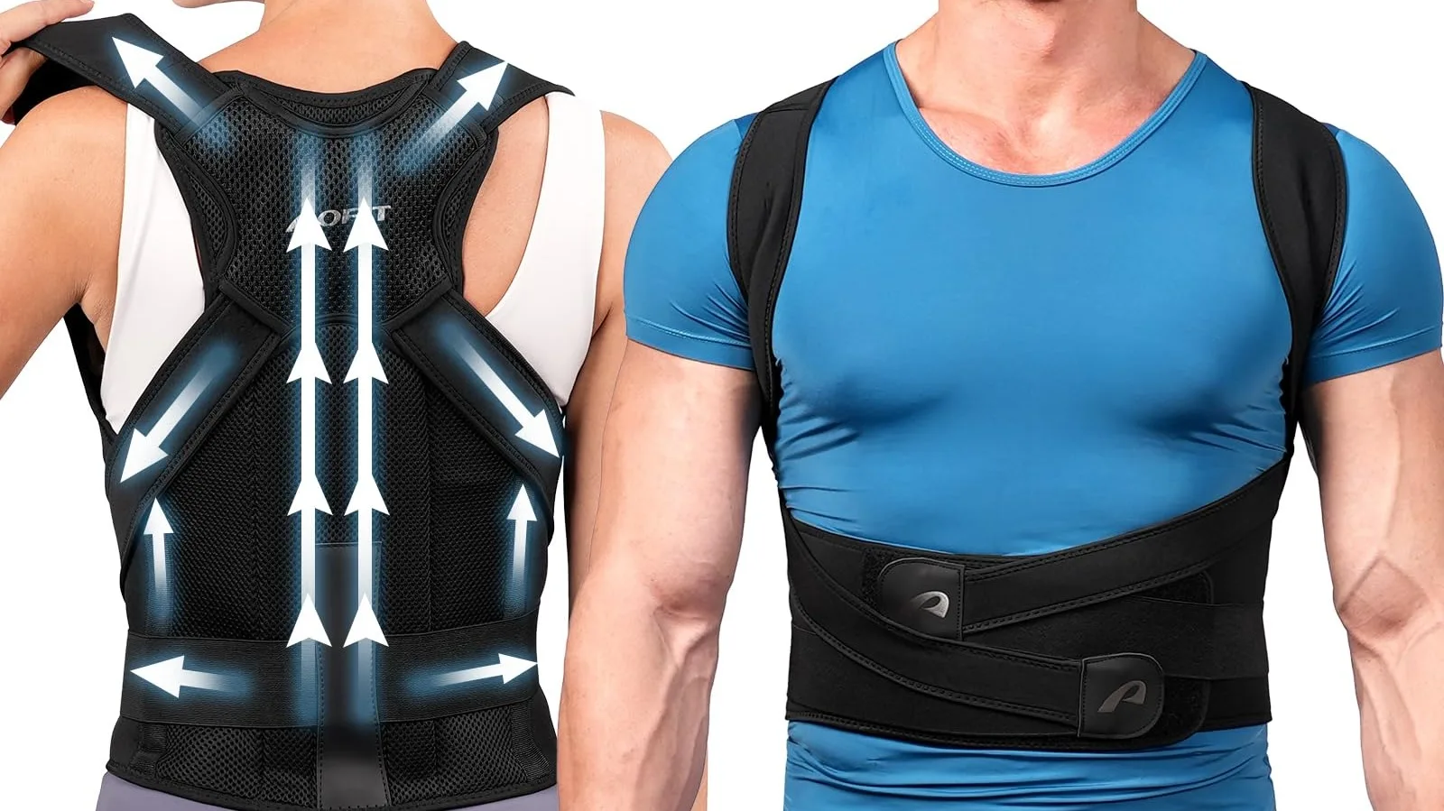 Corrector De Postura Back Straightener Strap Support Poster Corrector ...