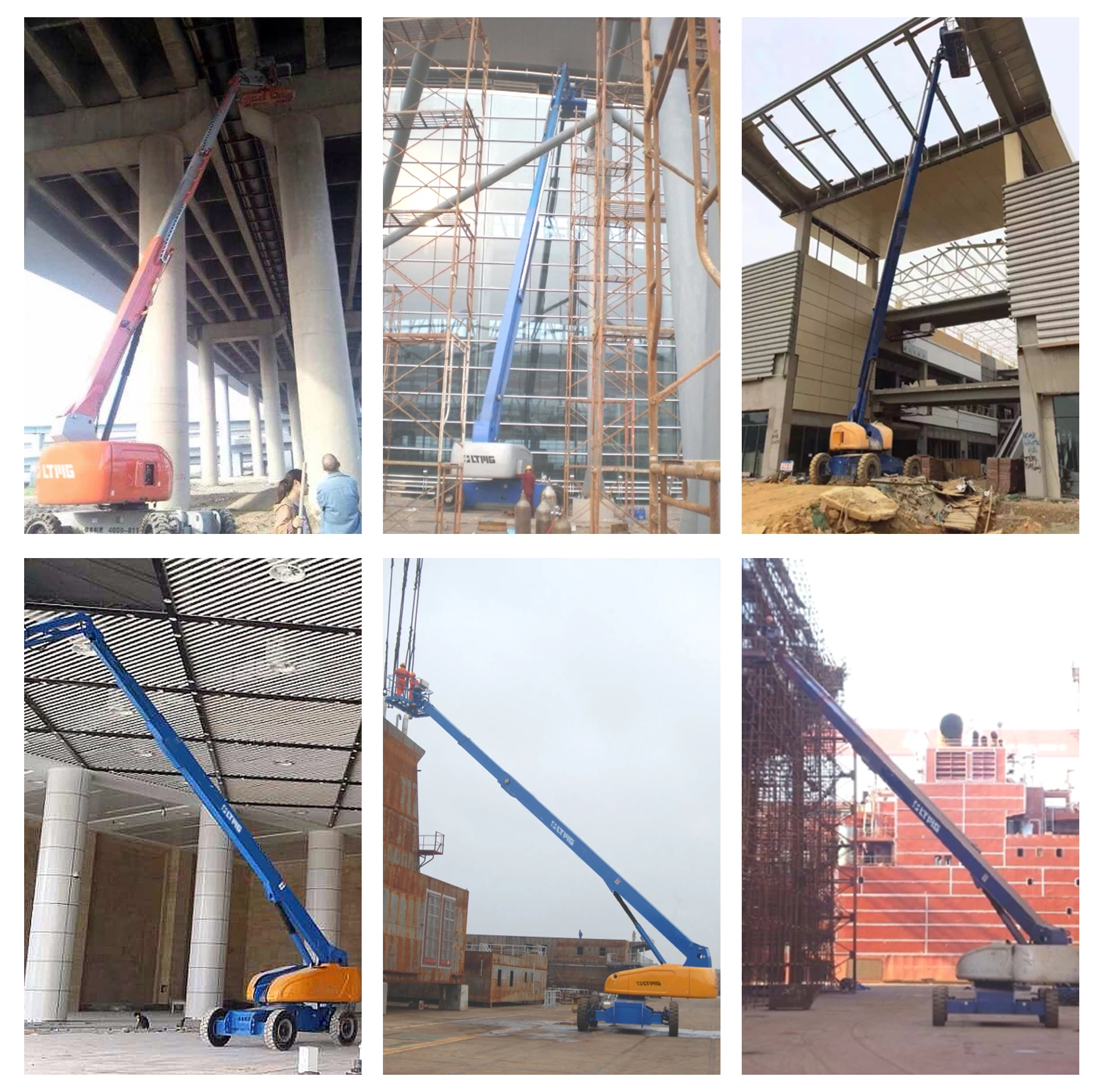 LTMG Work Platform Telescopic Man Lift 16m 25m 30m 38m Telescopic Boom ...