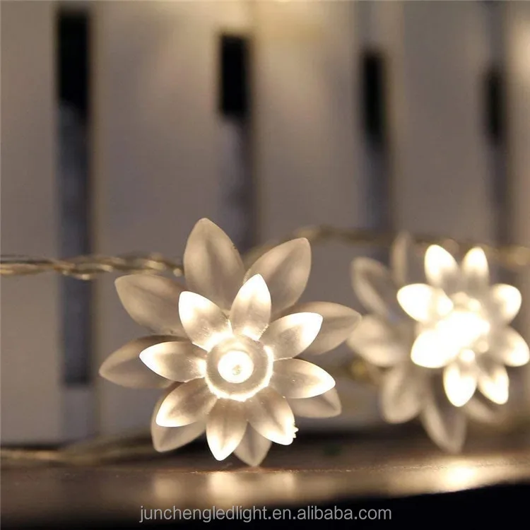 Bunga Tali Cahaya Led Rantai Lampu Pernikahan Tahun Baru Dekorasi Pesta ...