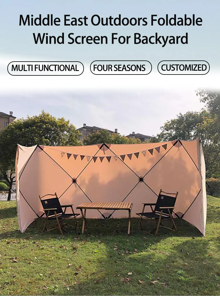 Pop Up Middle East Outdoors Wind Blocker For Backyard Outdoor Camping ...