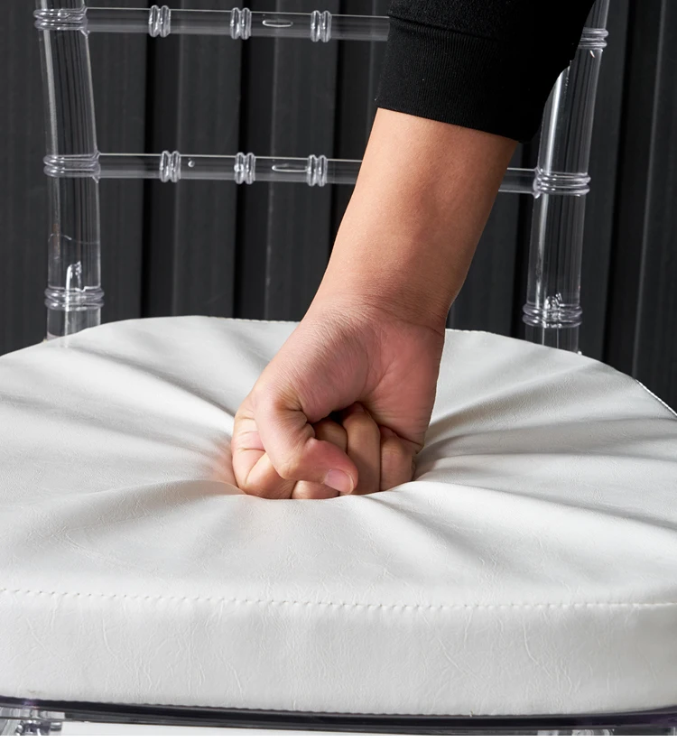 Transparent Clear Dining Chairs for Event Party Hotel Banquet Hall