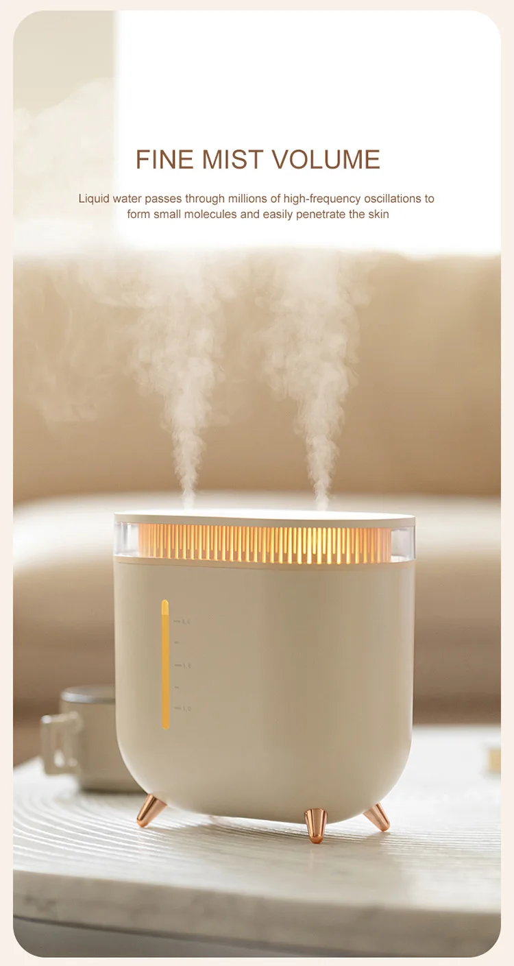 IMYCOO Ultrasonic Humidifier - 2L Dual Mist Mini Air Humidifier