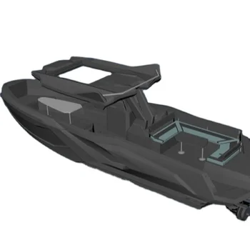 Alesta Marine Luxury Raptor Parasailing Boat Grey New Fiber Glass ...