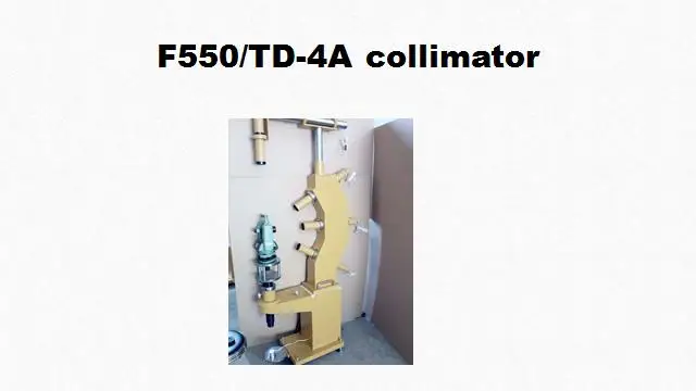W550-8TD Collimator - Durable Survey Instrument for Total Station