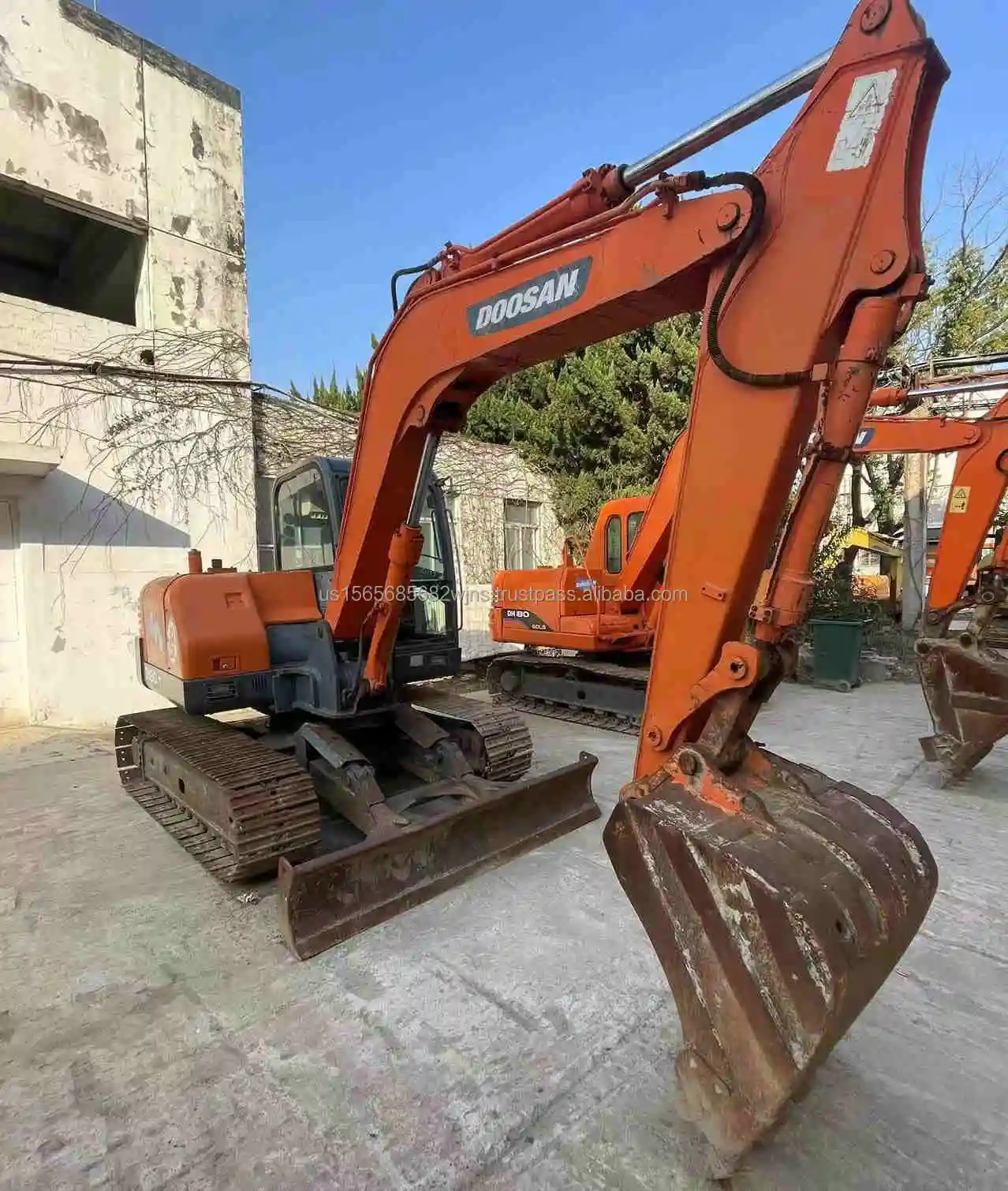 8 Ton Doosan DX80 Excavator Used DH80 Model Mini Project Duty DX80 ...