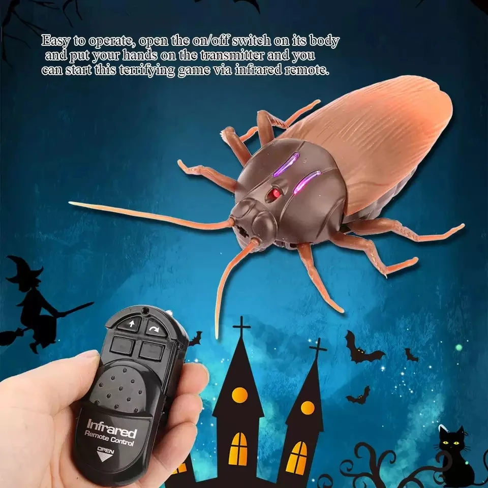 Simulation Rc Cockroach,Spoof Tricky Infrared Remote Control Beetle ...