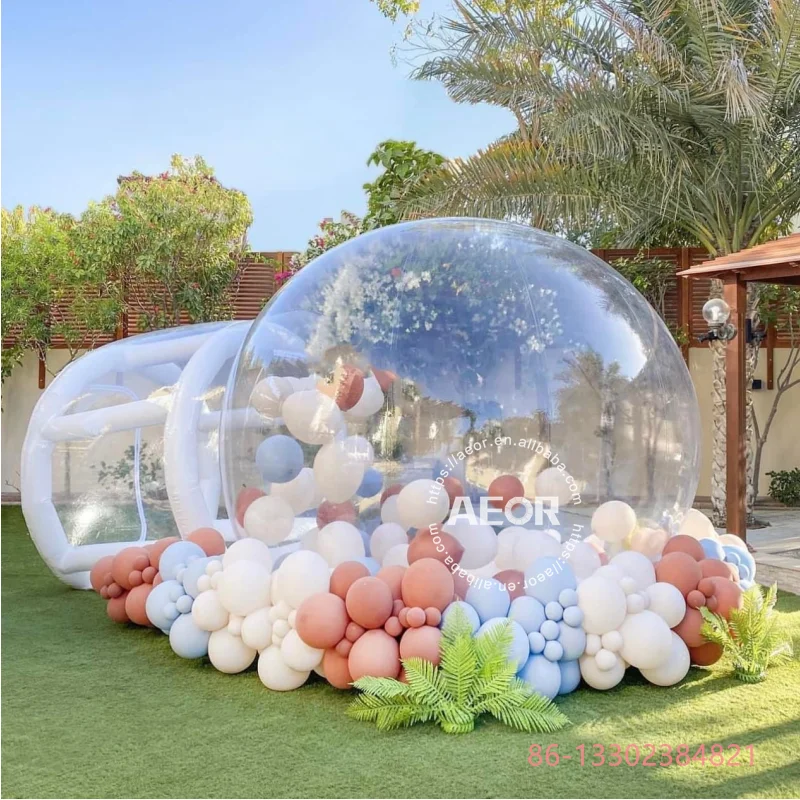 Kids Party Clear Inflatable Crystal Igloo Dome Bubble Tent
