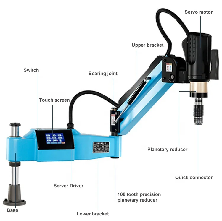 Servo Manual Tapping Machine Tapping Sewing Machine Hot Pipedrill Self ...