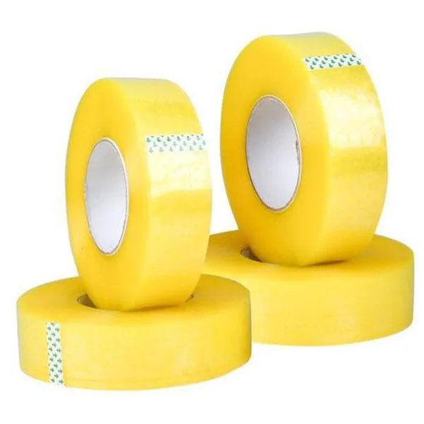 Bopp Yellowish Adhesive Shipping Packaging Bopp Transparent Yellow Tape ...