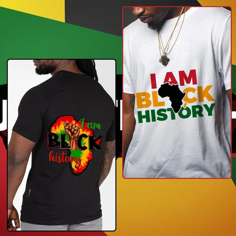 Black History Iron On Decals Dtf Transfers Decals For T Shirts Heat ...