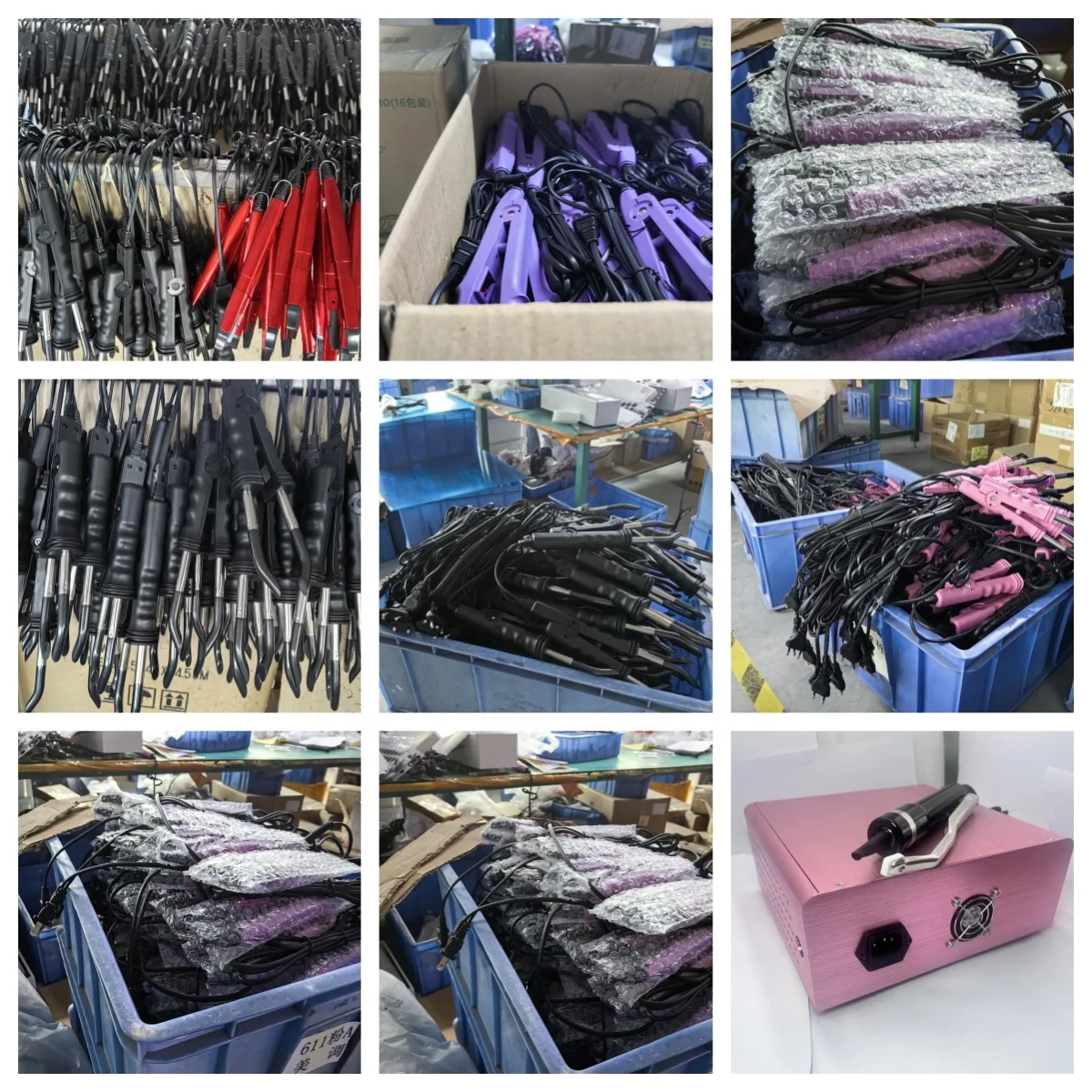 LOOF 609 Professional Combine Hair Extension Tool Kit
