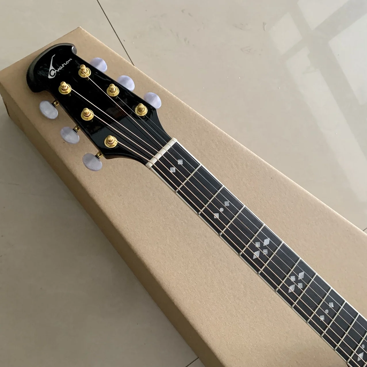 Acki Full Solid Wood Guitar Musical Instruments Electroacoustic Guitar ...