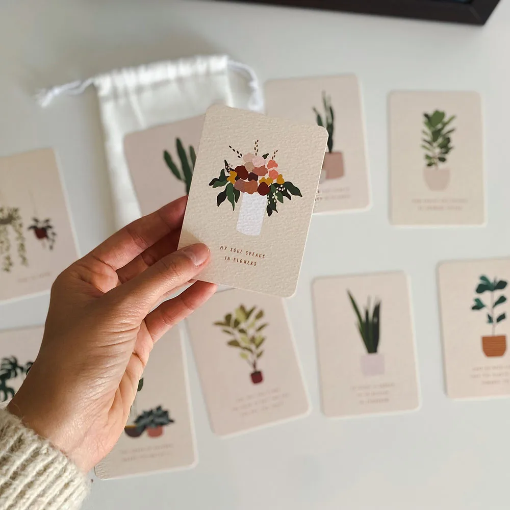 Custom Printing Positive Encouragement Inspirational Daily Self Care ...