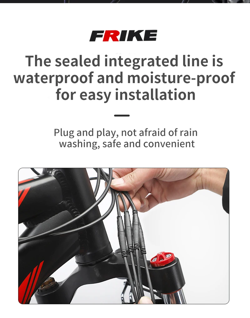 FRIKE Ebike - 1000w Electric Bike with 26inch Fat Tires