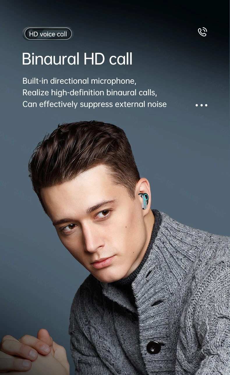 2022 M32B TWS Wireless BT 5.1 Gamer Gaming Waterproof Stereo Led ...