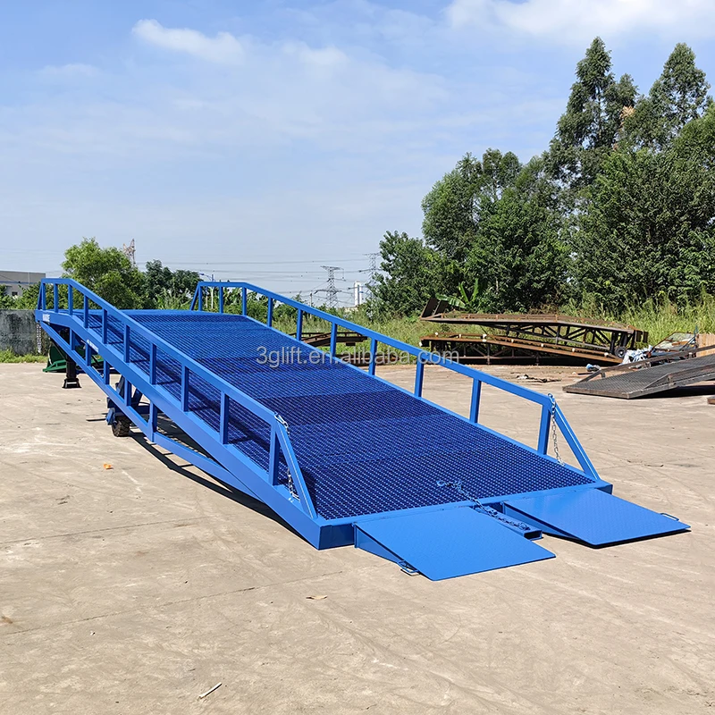 new hydraulic container offloading ramp 15t forklift vehicles mobile ...