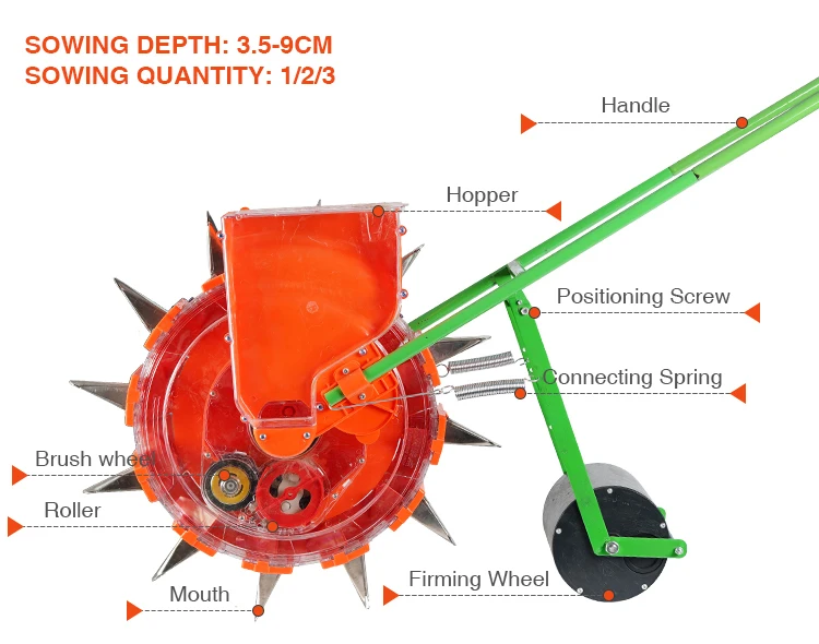 Hand Corn Bean Planting Machine - High Efficiency Sowing