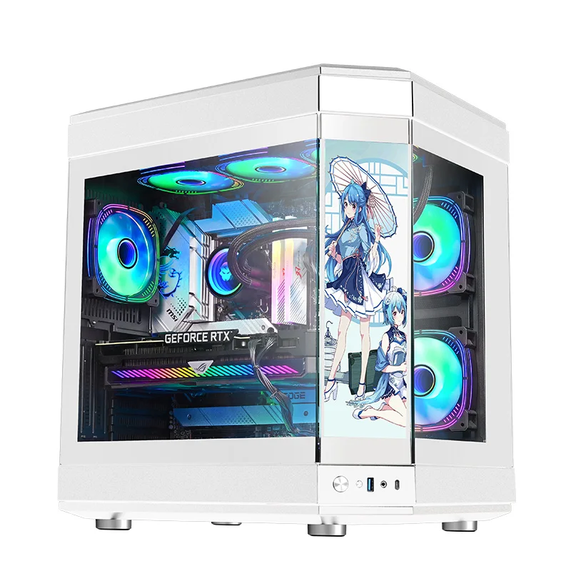 Full Tower Gaming Case with Tempered Glass & ATX Form Factor