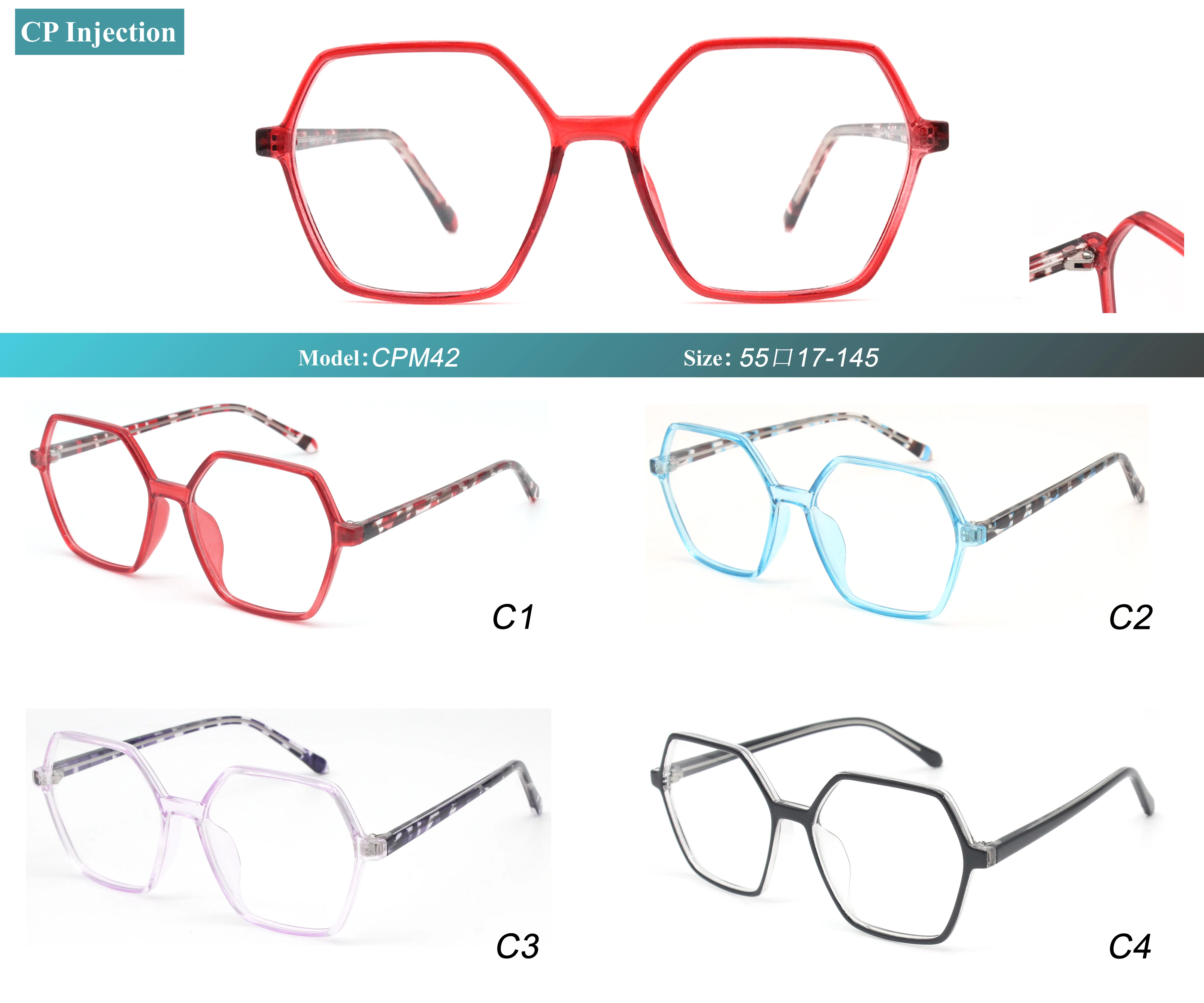Wholesale Ready Stock CP Injection Eyeglasses Optical Frames for Unisex ...