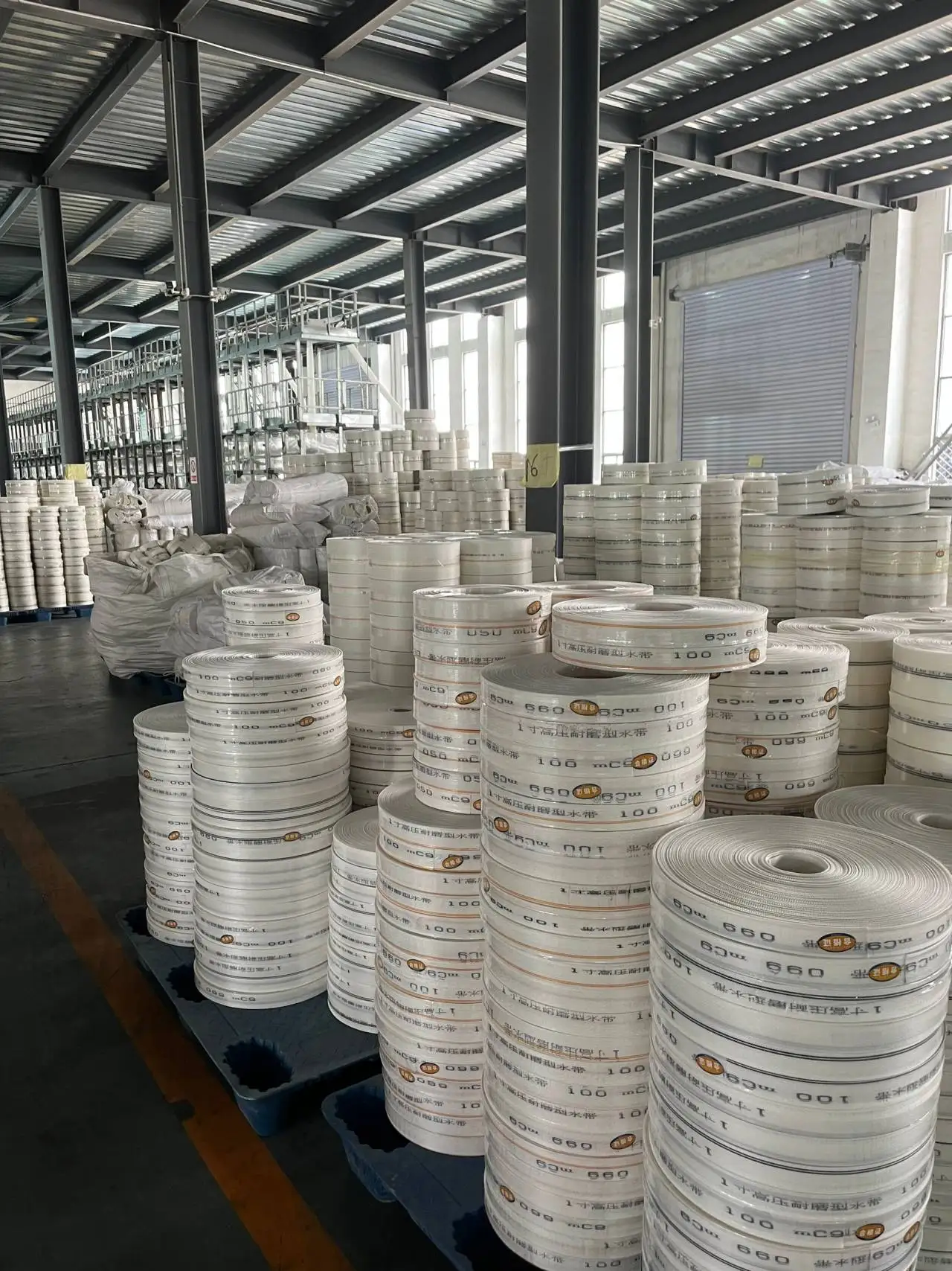 High Pressure Agricultural Drip Irrigation Layflat Hose Pe White Lay ...