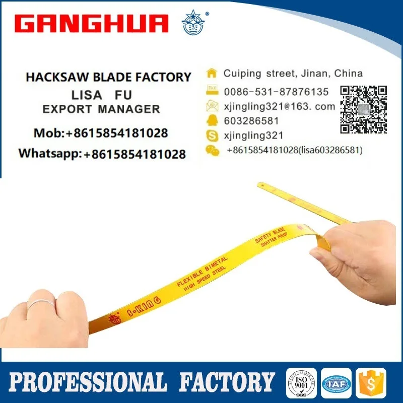Hss Bimetal Hand Hacksaw Blades - Durable & Versatile