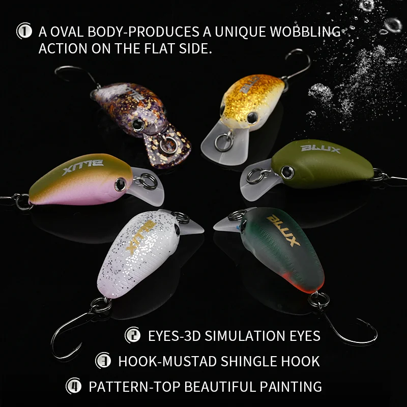 Alibaba.com: ALLBLUE JUMP 1.9g 25mm mini crankbait wobbler trout ...