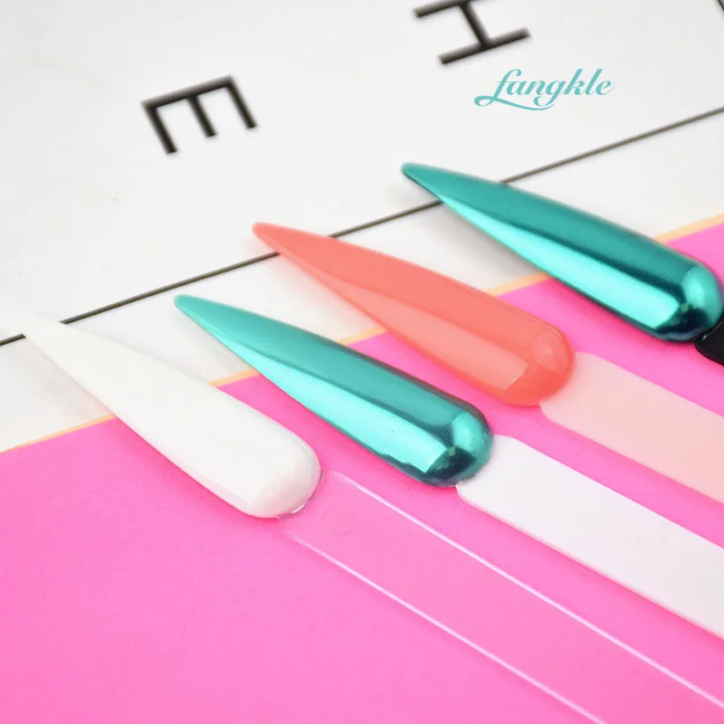 Wholesale 50tips Nail Color Chart Abs Nail Polish Color Chart Long ...