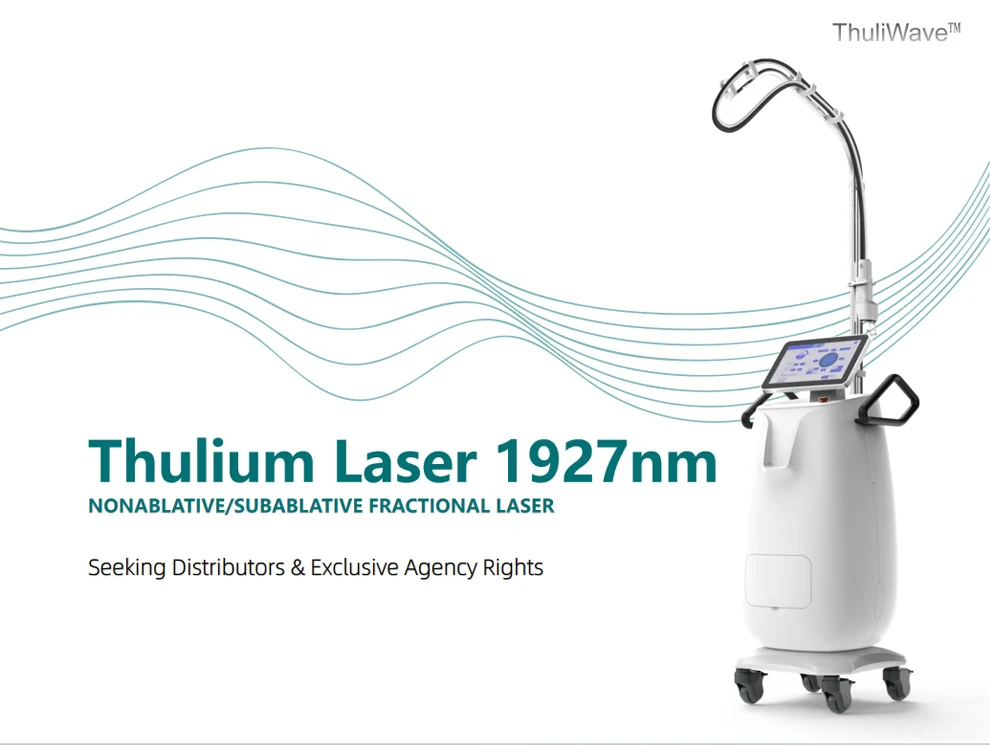 1550nm & 1927nm Thulium Laser Machine for Skin Resurfacing