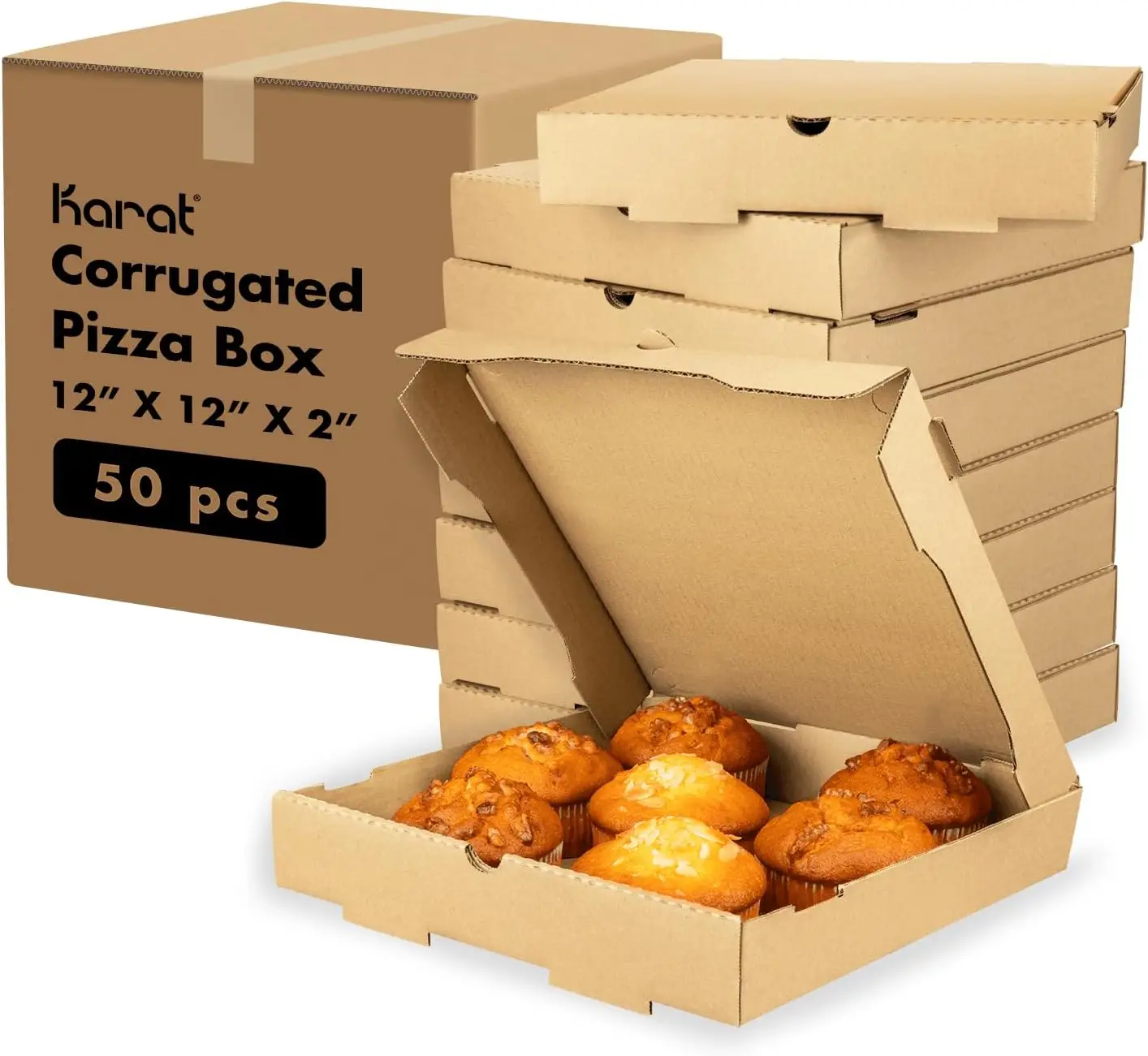 LEQI Pizza Boxes - Customizable, Recyclable, and Durable