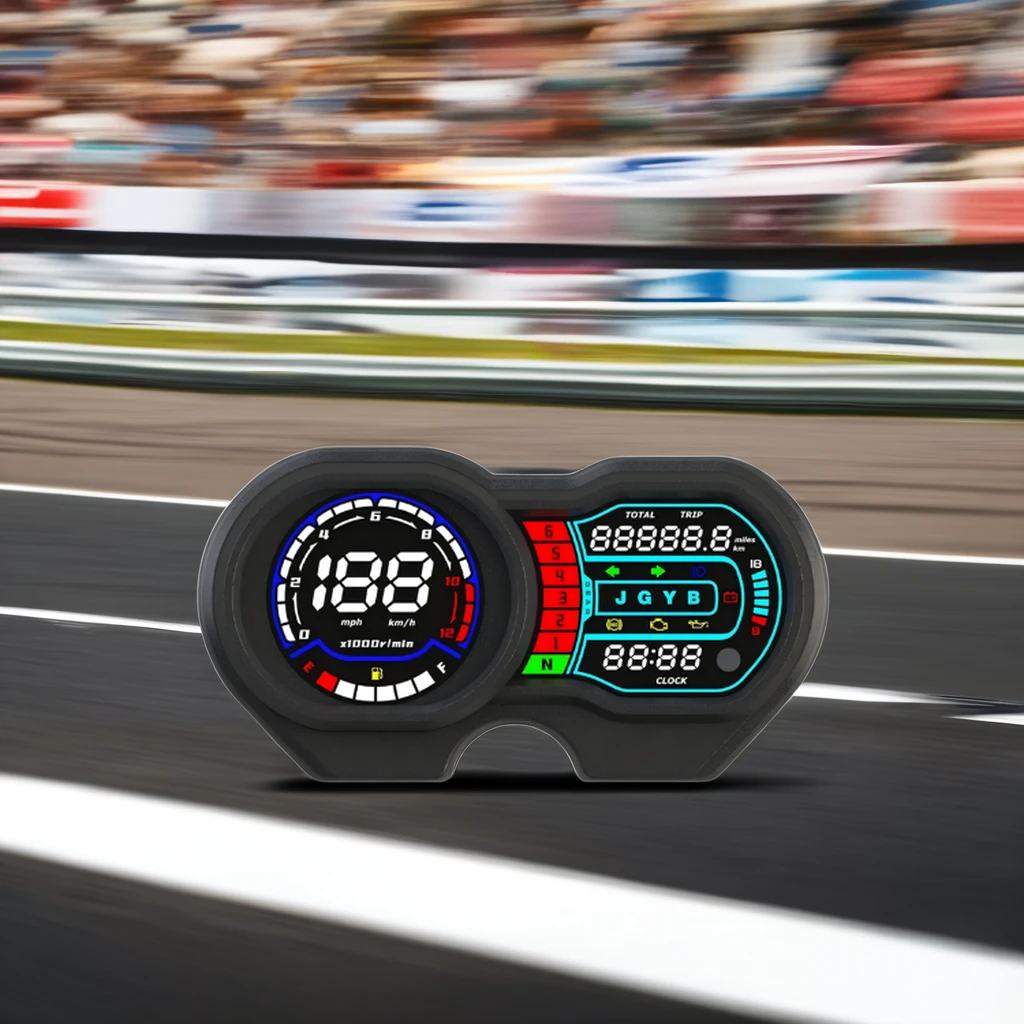 KTD 150CC Digital Display Tachometer Meter Instrument Dashboard Panel ...