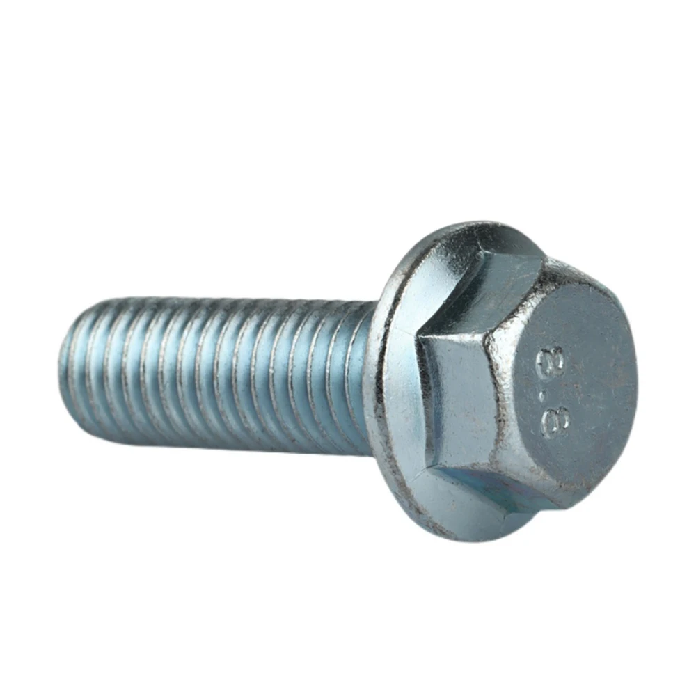Din6921 M4-m20 Flanged Hexagon Head Bolts Rivet Galvanized Nuts And ...