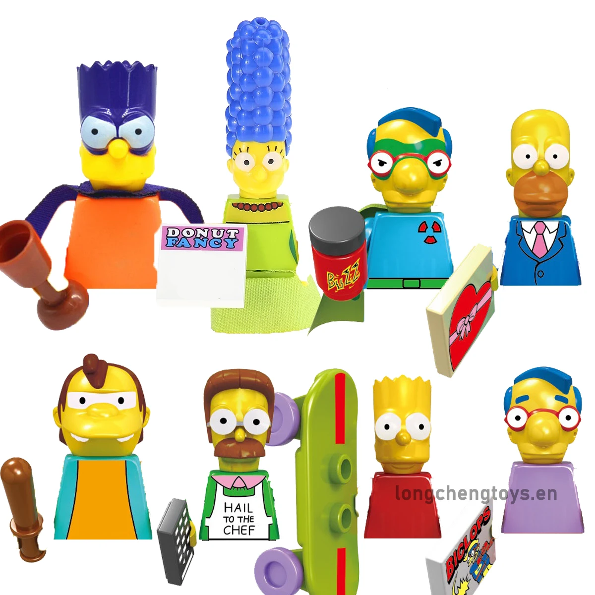 Cartoon Movie The Simpsons Season Family Marge Bart Building Blocks ...