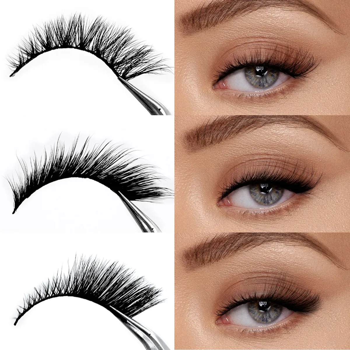 New Winged Cat Eyelashes New Strip False Eyelashes Cat Eye Lashes 3D ...