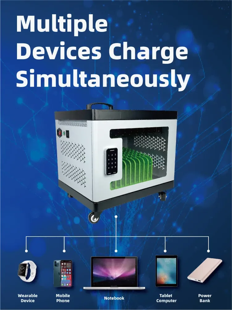 Custom Fast Charge Usb Type C Table Ipad Laptop Cart Mobile School ...