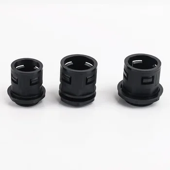 Hot Selling Ad21.2 M24*1.5 Bellows Straight Connector M Nylon 66 Corrugated Pipe Waterproof ...