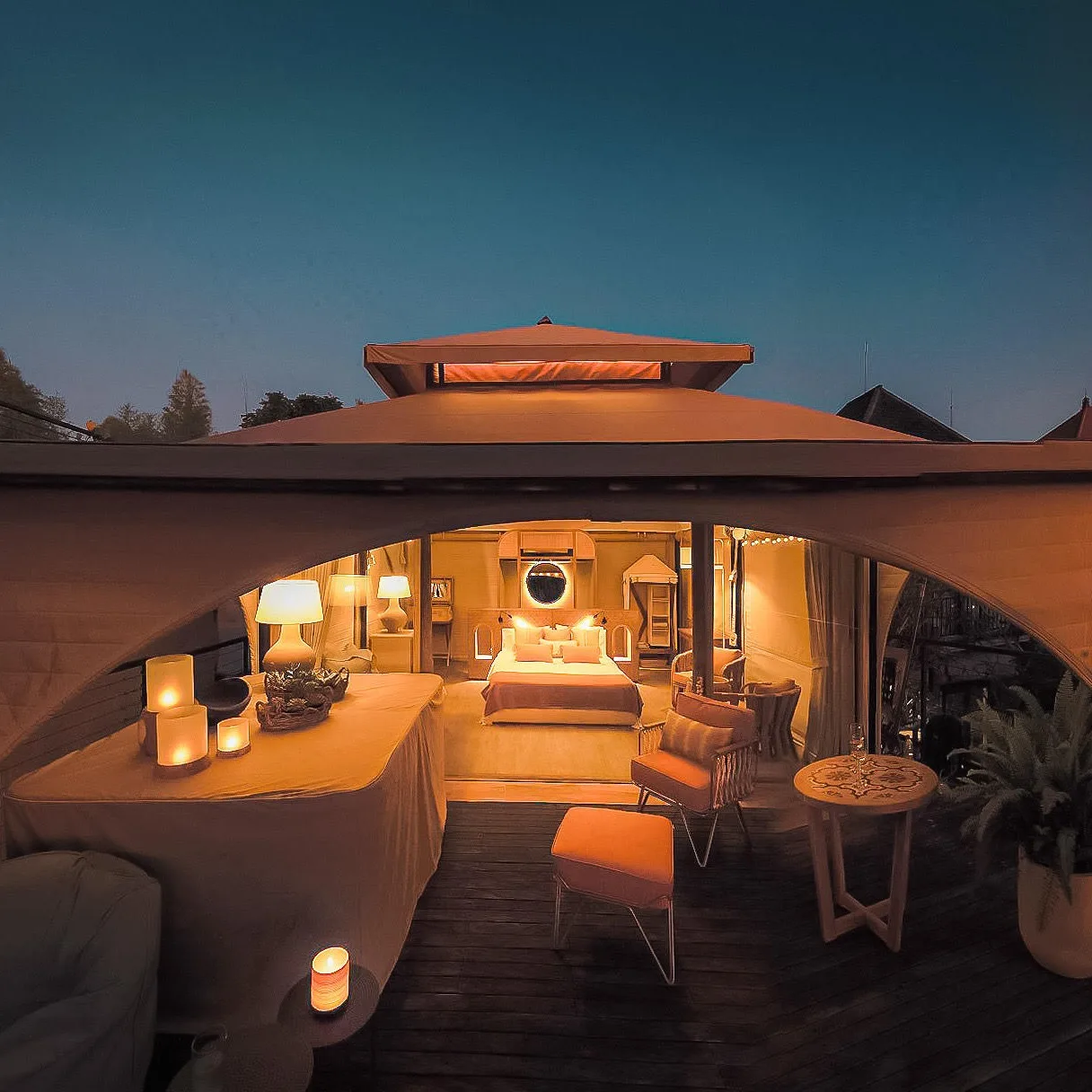Luxury Lodge Safari Glamping Tents - Hotel with Bathroom