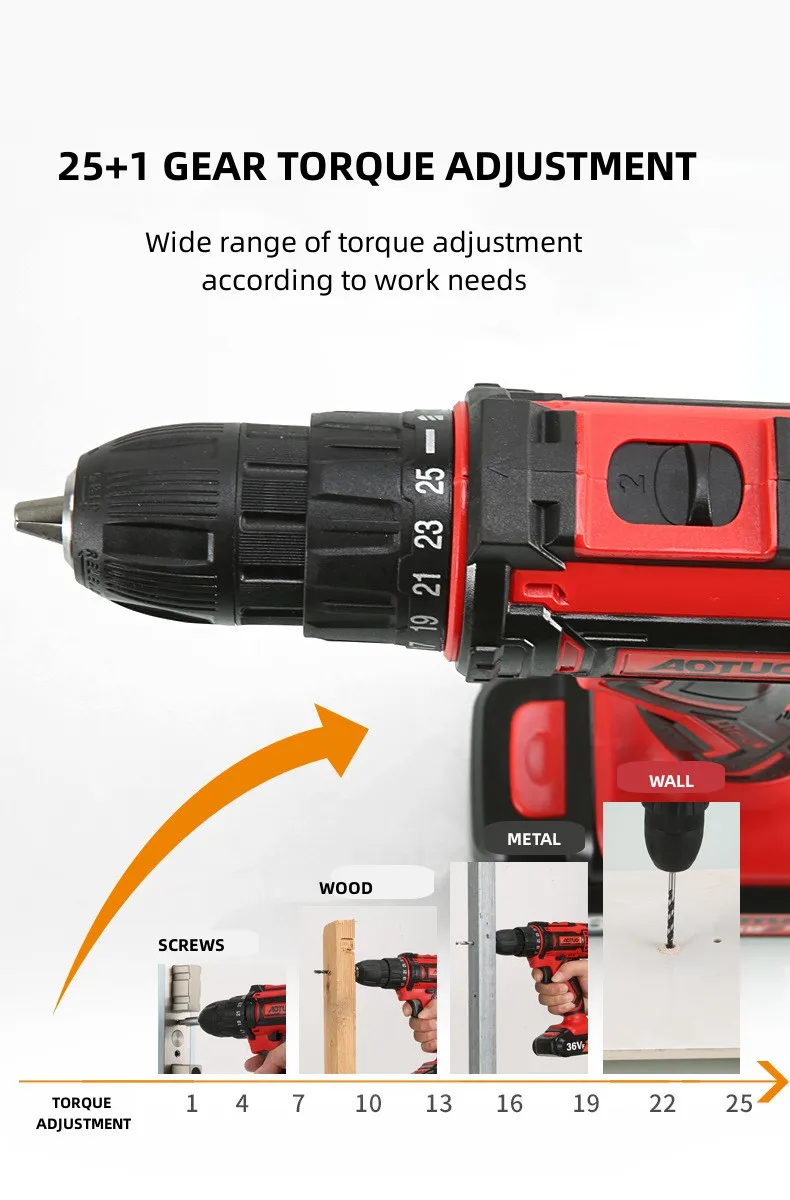 Safender Portable Hand Held Lithium Battery Tools Set Mini Drill ...