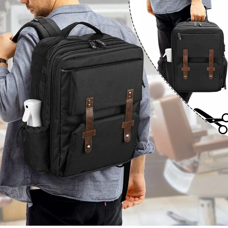 Barber Tool Bag - Professional Large Capacity Barber Backpack