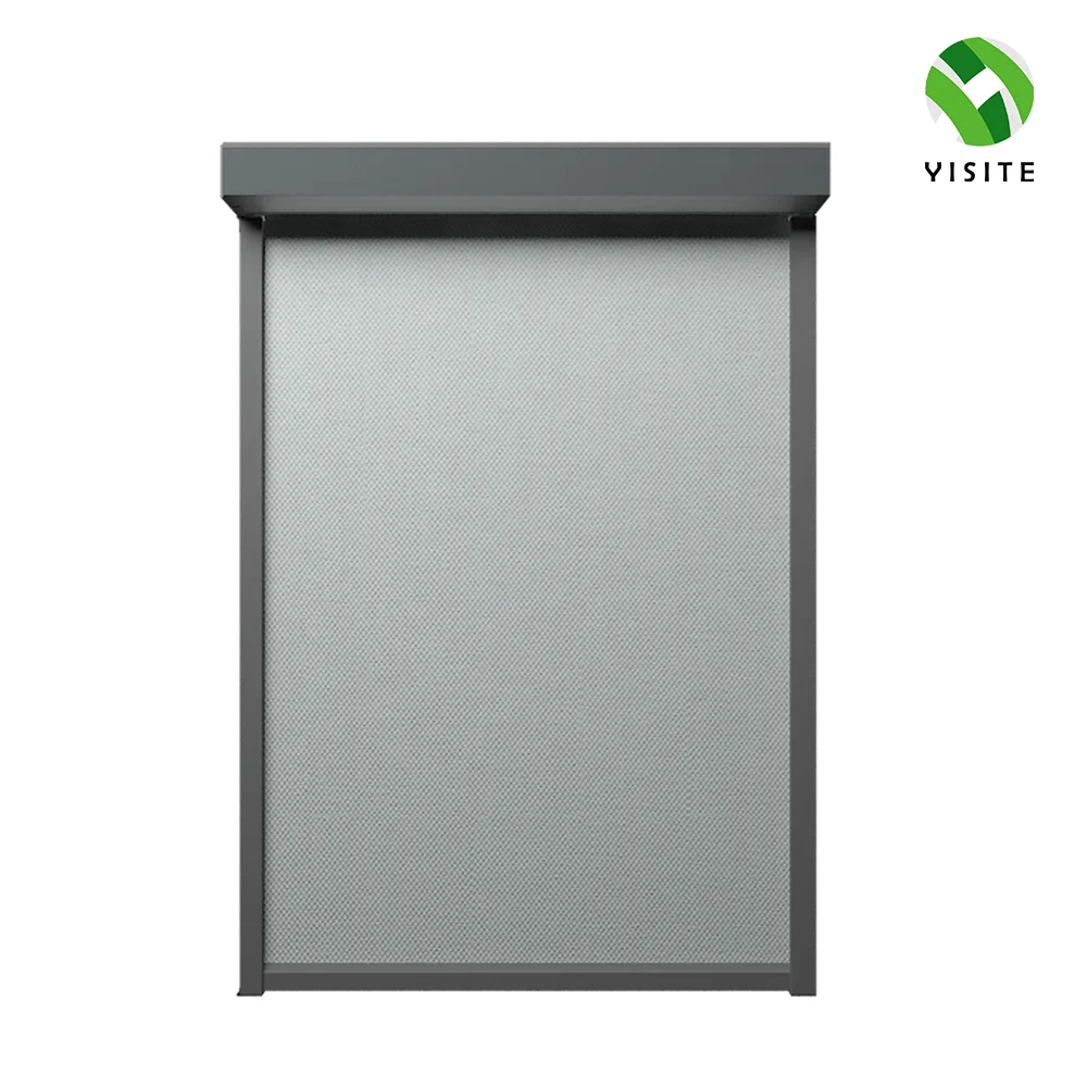 Outdoor New Design Spring Roller Blinds Ziptrack Windproof Blinds ...
