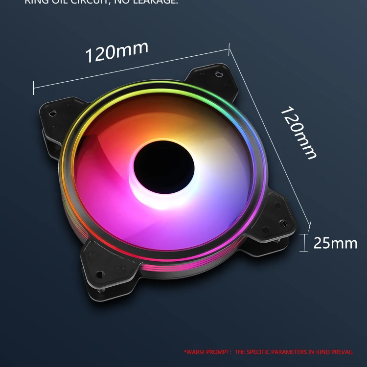 New Launched 5v Addressable Rgb Fan Storm Argb Fan Dazzling Lighting ...