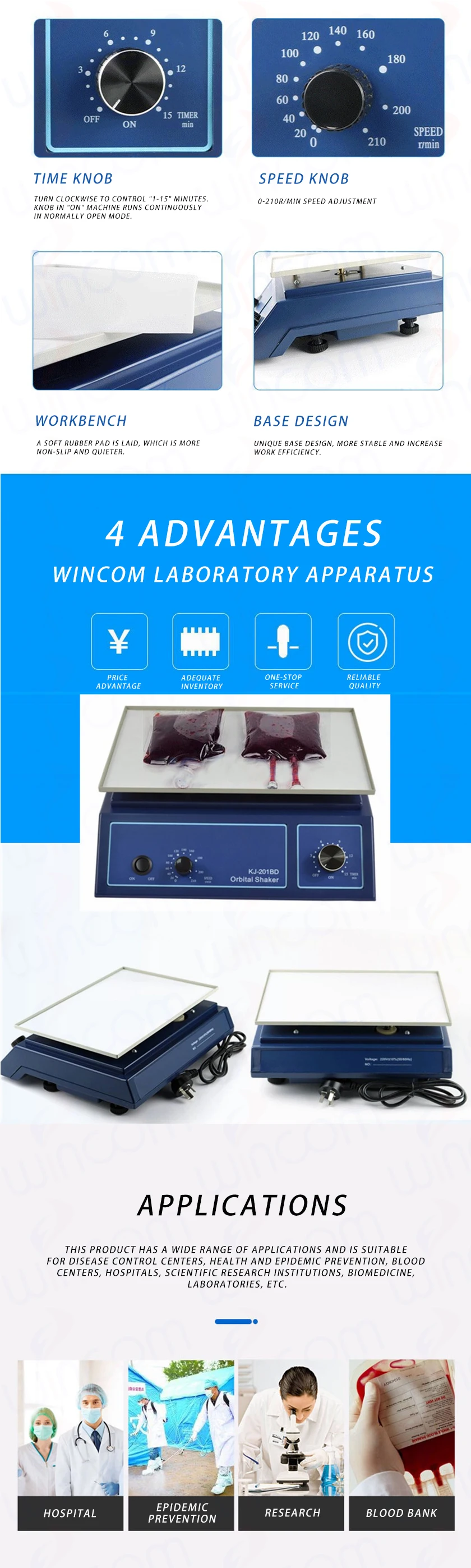 Benchtop Orbital Shaker - Efficient Laboratory Incubator