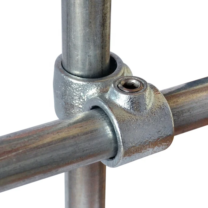 Galvanised 90 Degree Crossover Structural Pipe Clamp Handrail Key ...