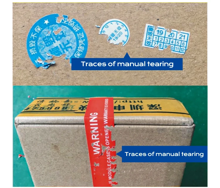 A4 Sheet Custom Fragile Label Paper Destructible Blank Eggshell Sticker ...