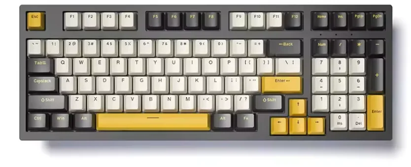 Custom K86 Pc Computer Mechanical Keyboard Gaming Usb Wired Kits Gamer ...